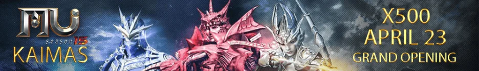 MU KAIMAS S18 X100 OPENING OCT 20 - MU Online